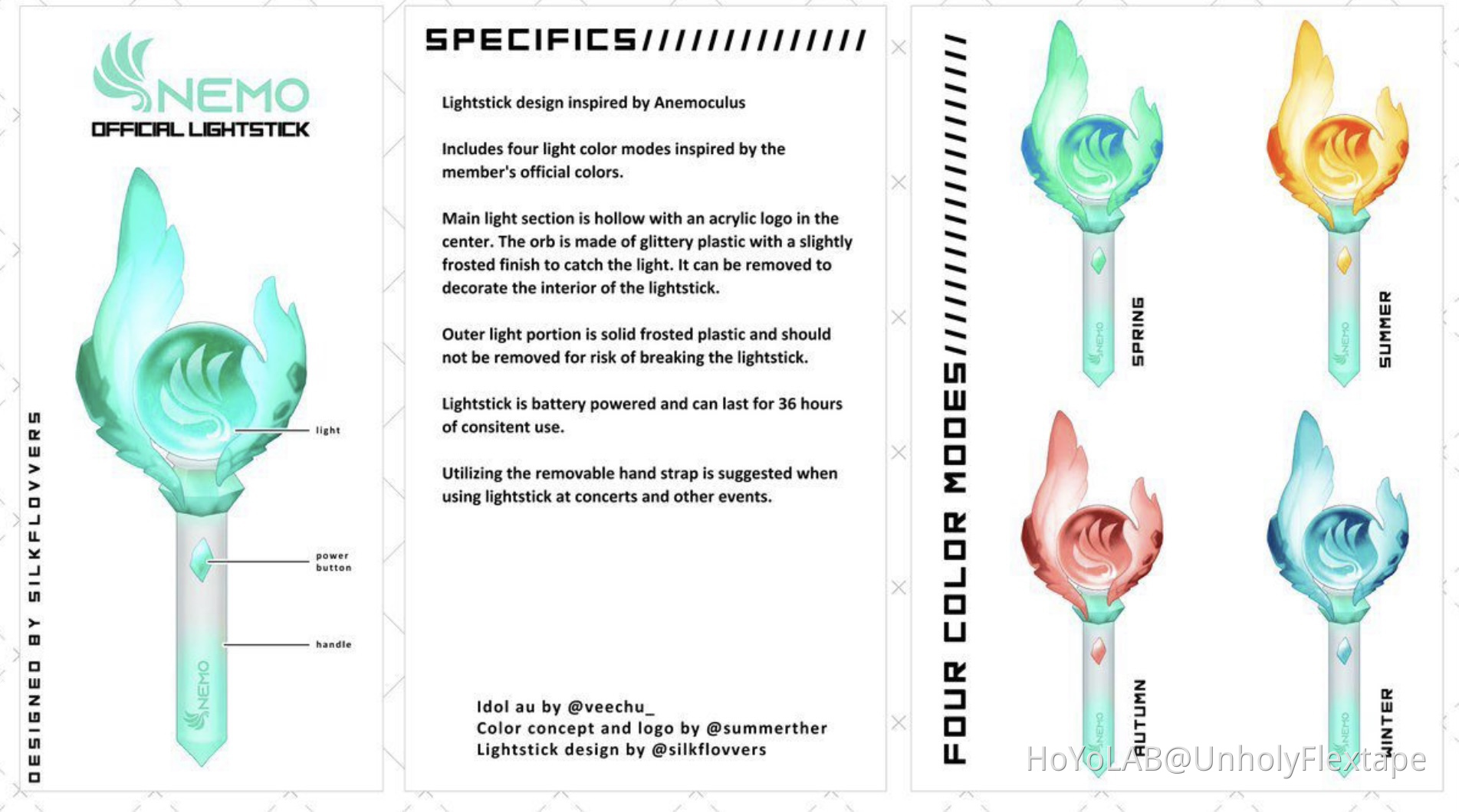 Idol au (4nemo) glow sticks Genshin Impact | HoYoLAB