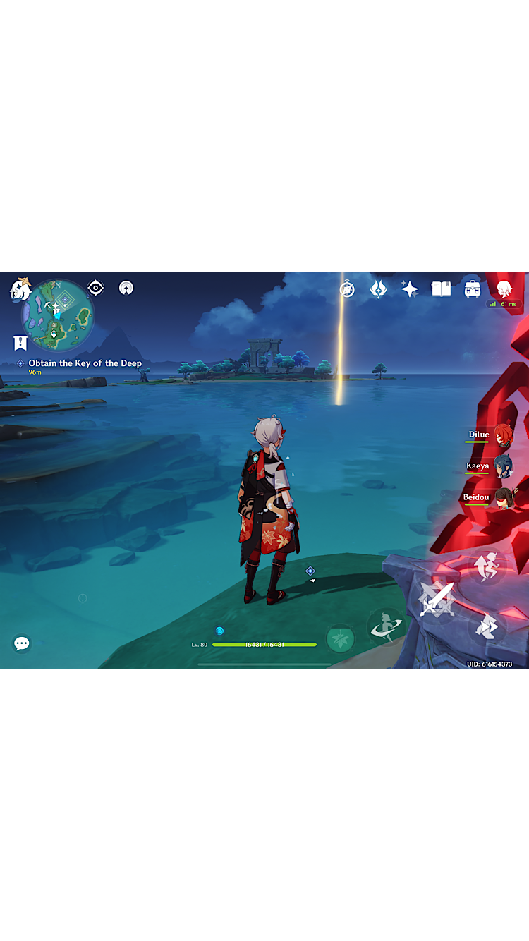 Key of the Deep is 46 m in the Sea! Help! Genshin Impact | HoYoLAB