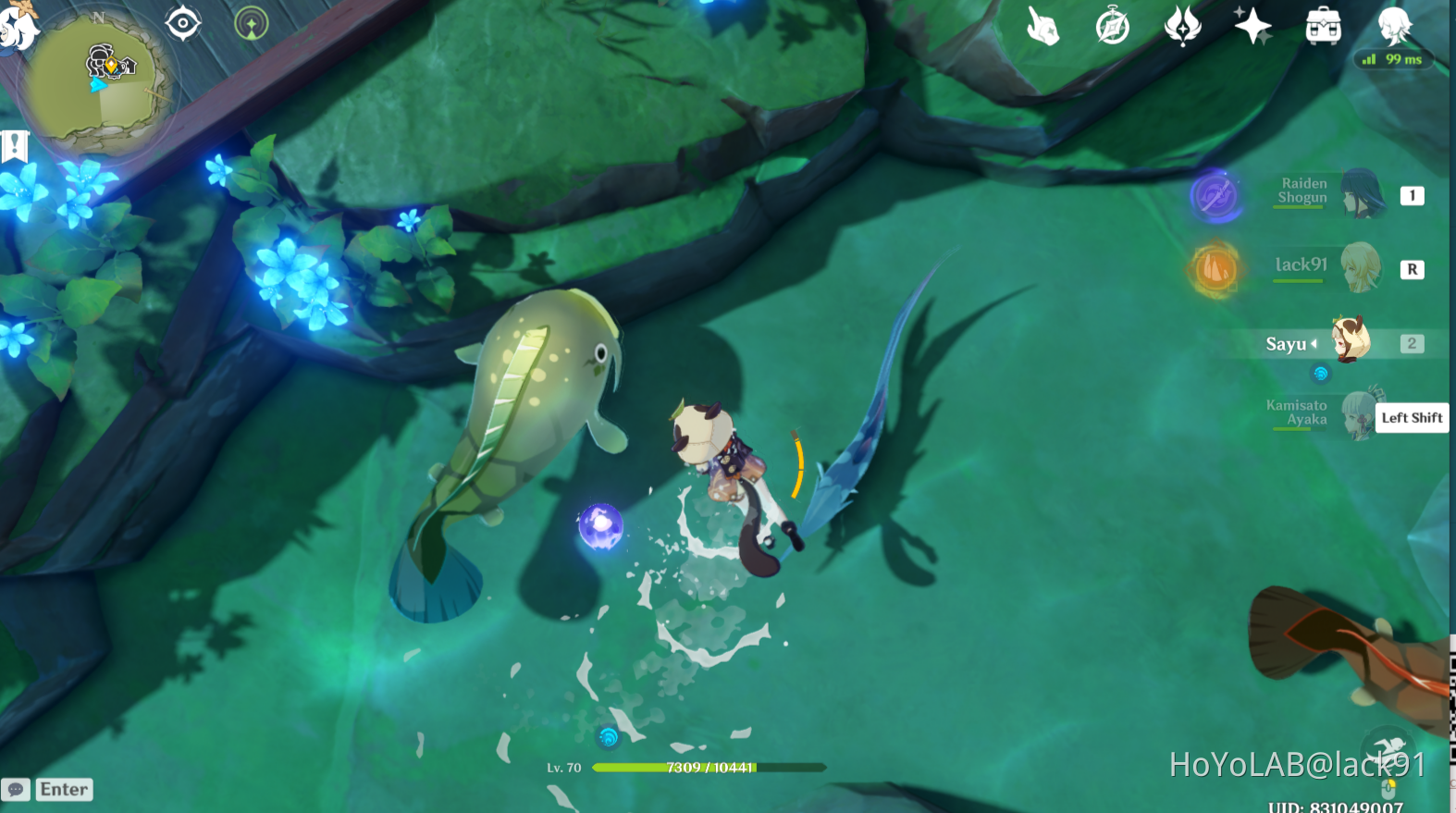 Sayu and fishes Genshin Impact | HoYoLAB