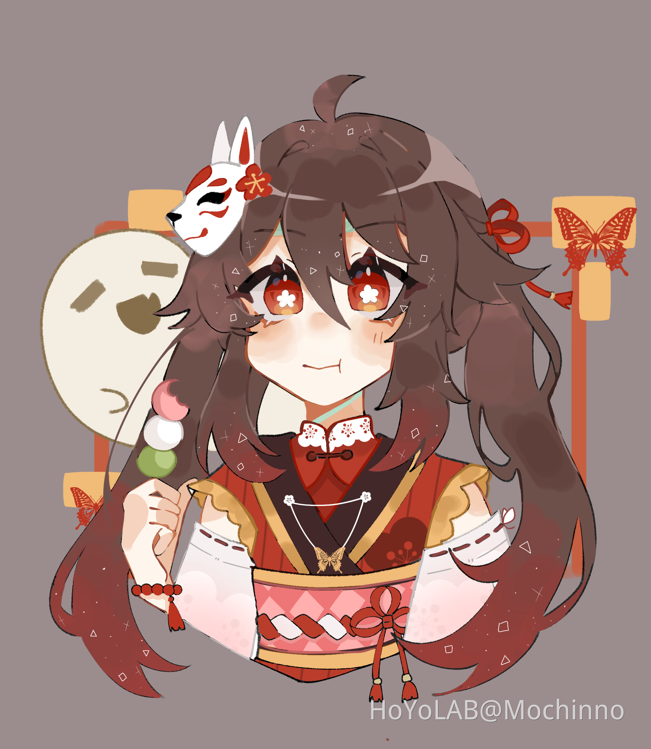 Inazuma HuTao design by me 👻 Genshin Impact | HoYoLAB