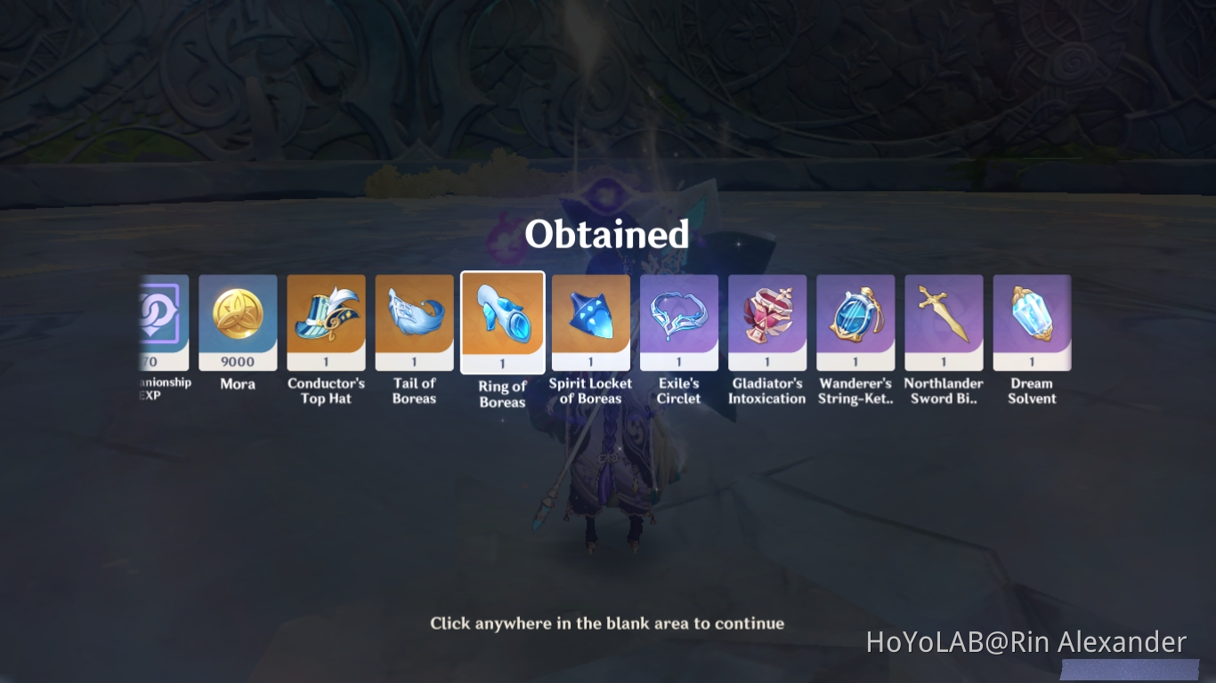 Weeklies went well Genshin Impact | HoYoLAB