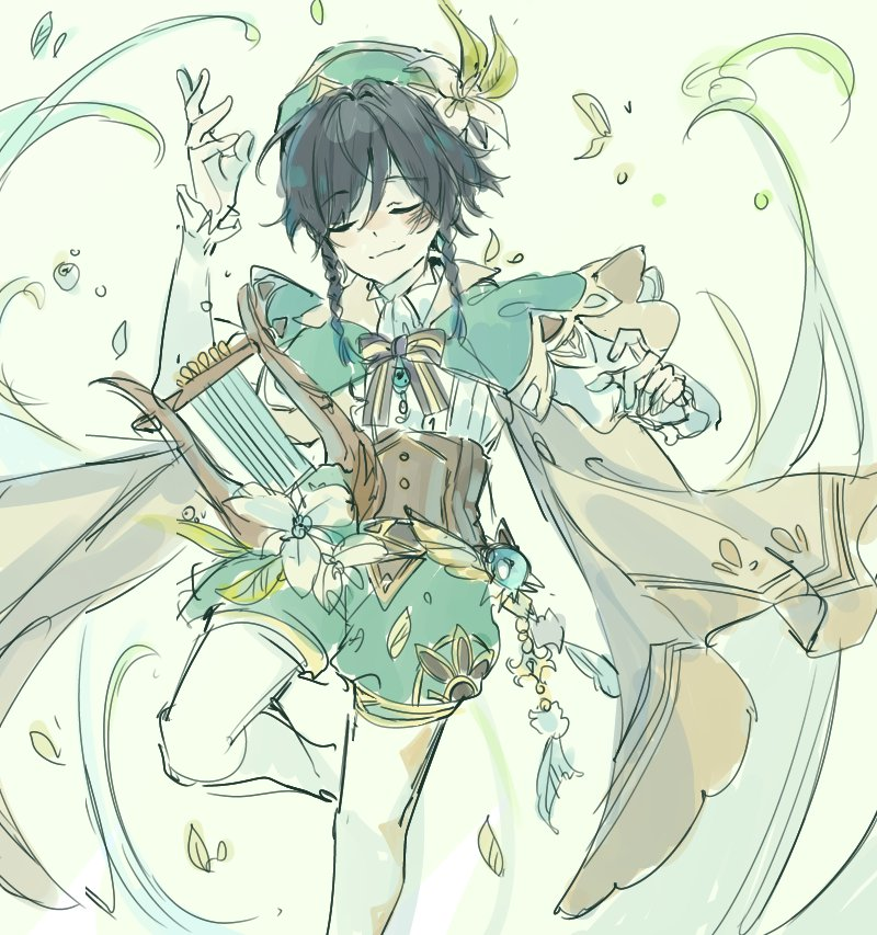 Venti Fan-art by @LivysAmory Genshin Impact | HoYoLAB