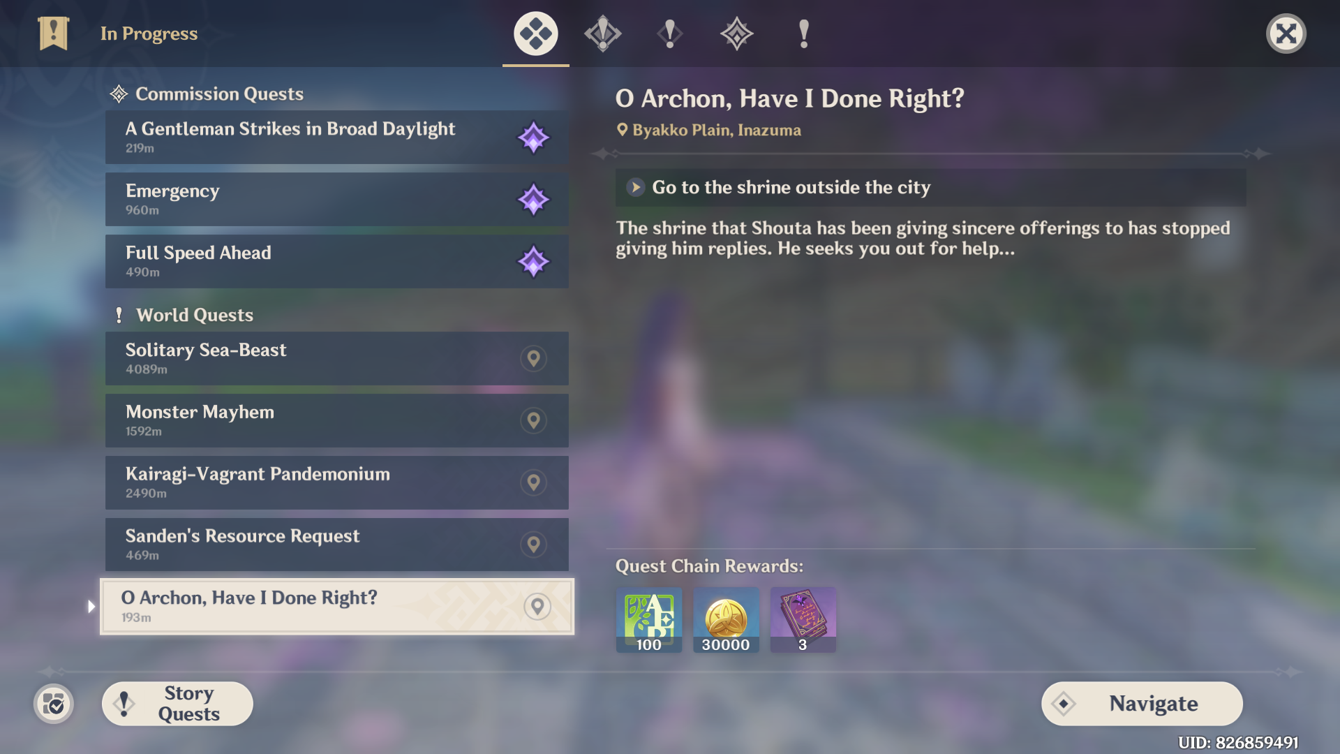 i finally get the quest Genshin Impact | HoYoLAB