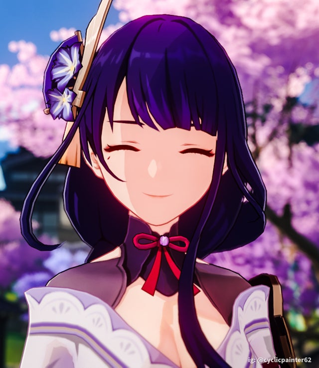 Ei With Different Expressions Genshin Impact | HoYoLAB