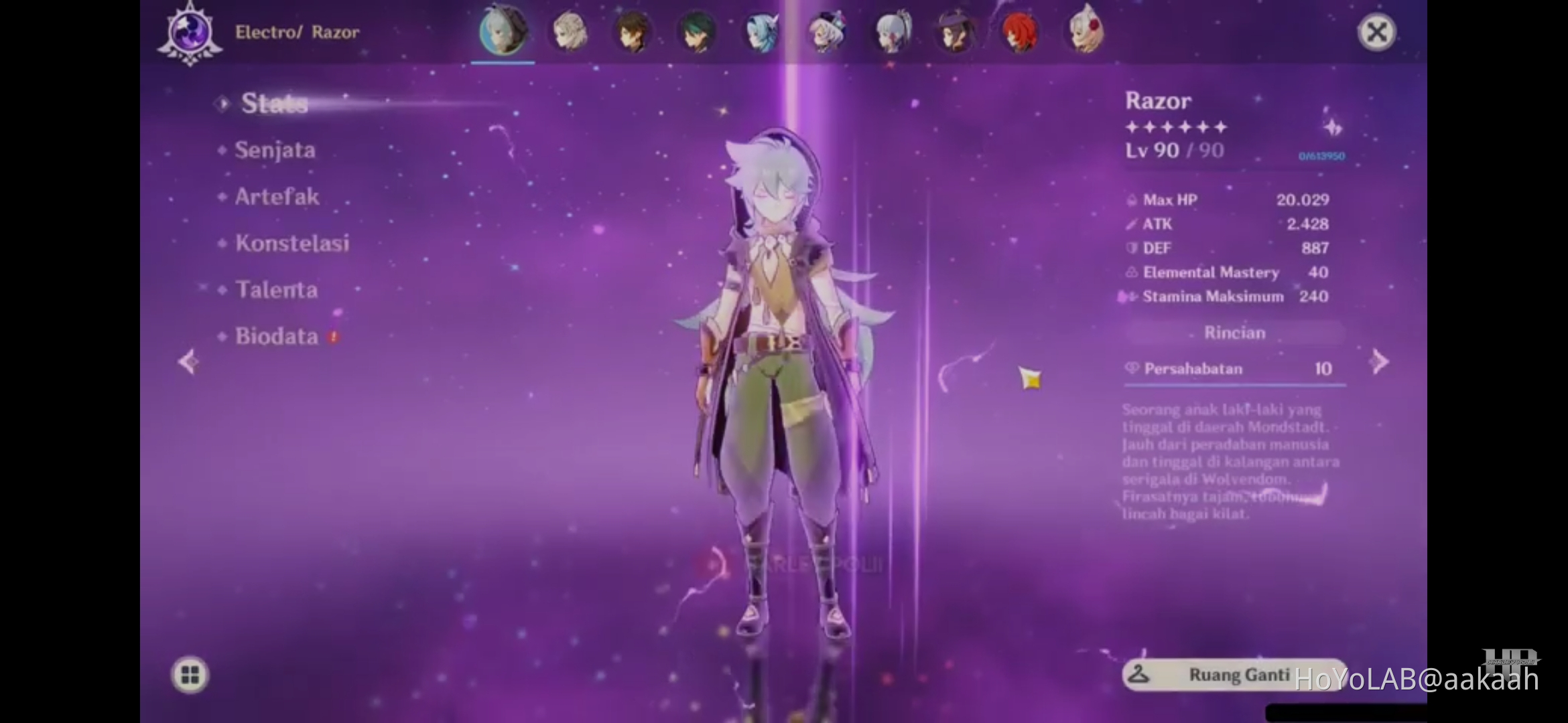 RAZAR BUILD🔥🔥 Genshin Impact | HoYoLAB