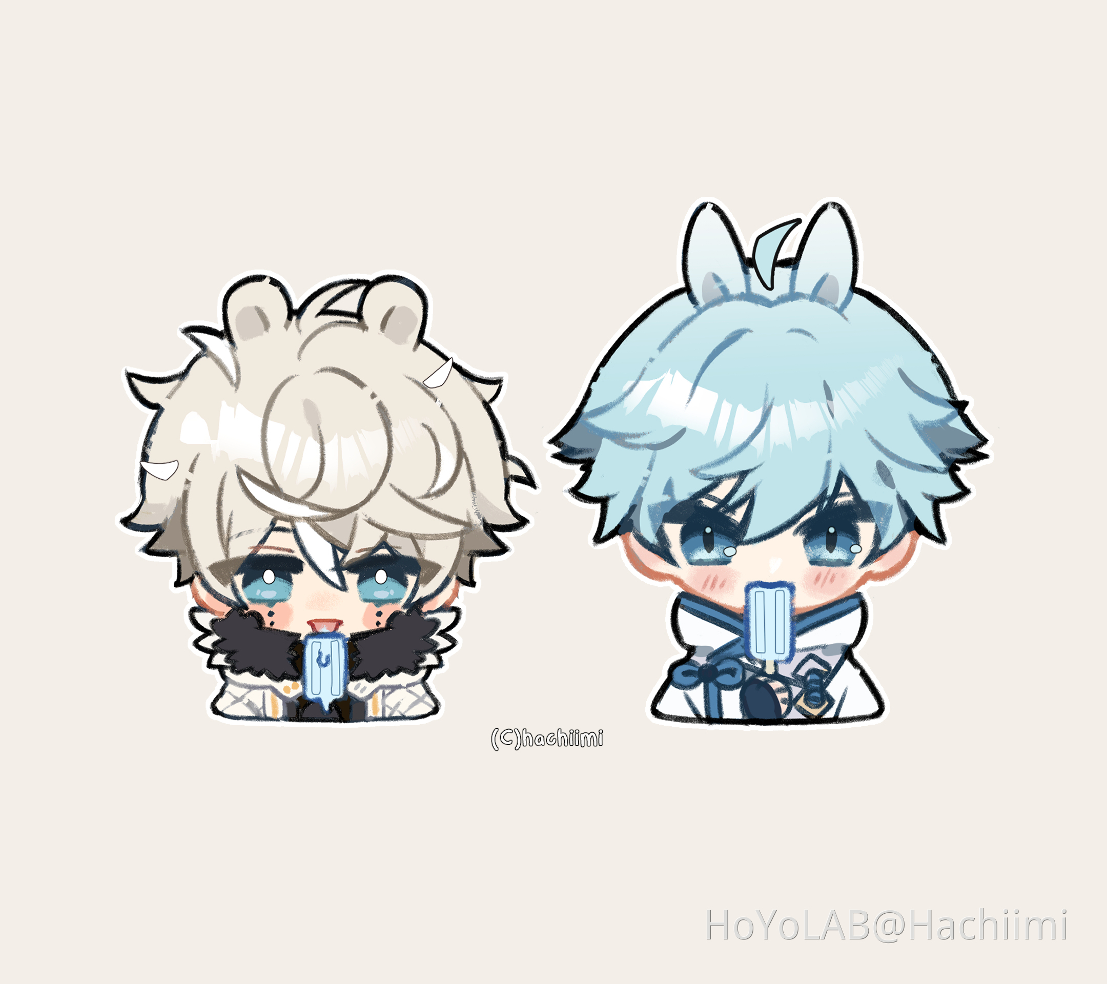 Mishka and Chongyun Genshin Impact | HoYoLAB