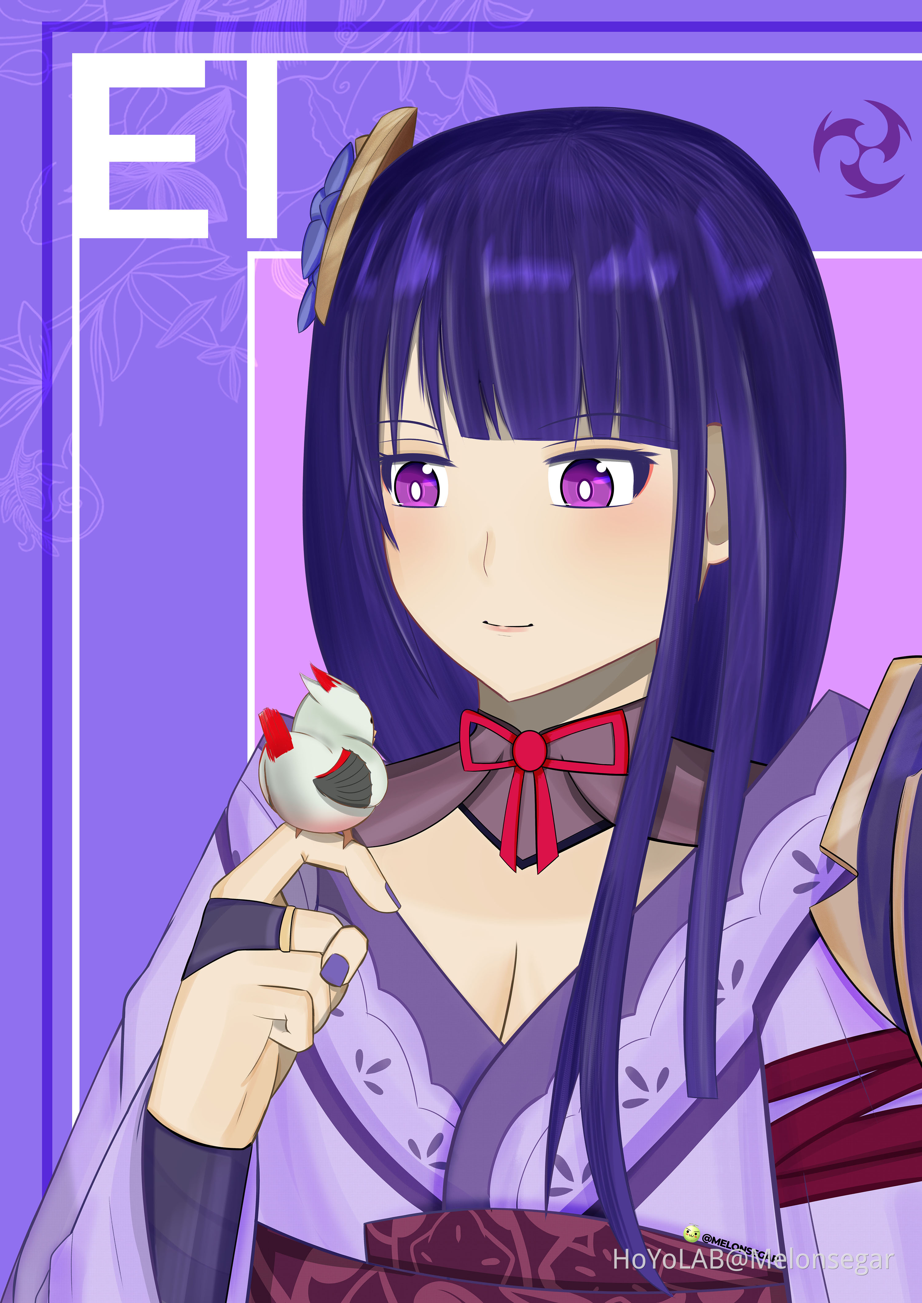 Raiden Shogun and Bird Kazuha Genshin Impact | HoYoLAB