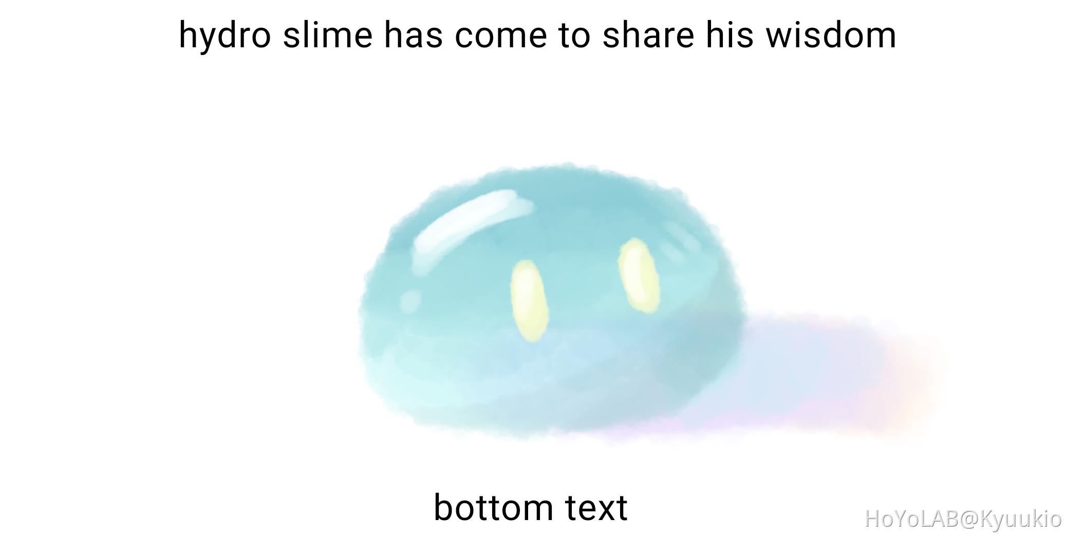 hydro slime has come to share his wisdom Genshin Impact | HoYoLAB
