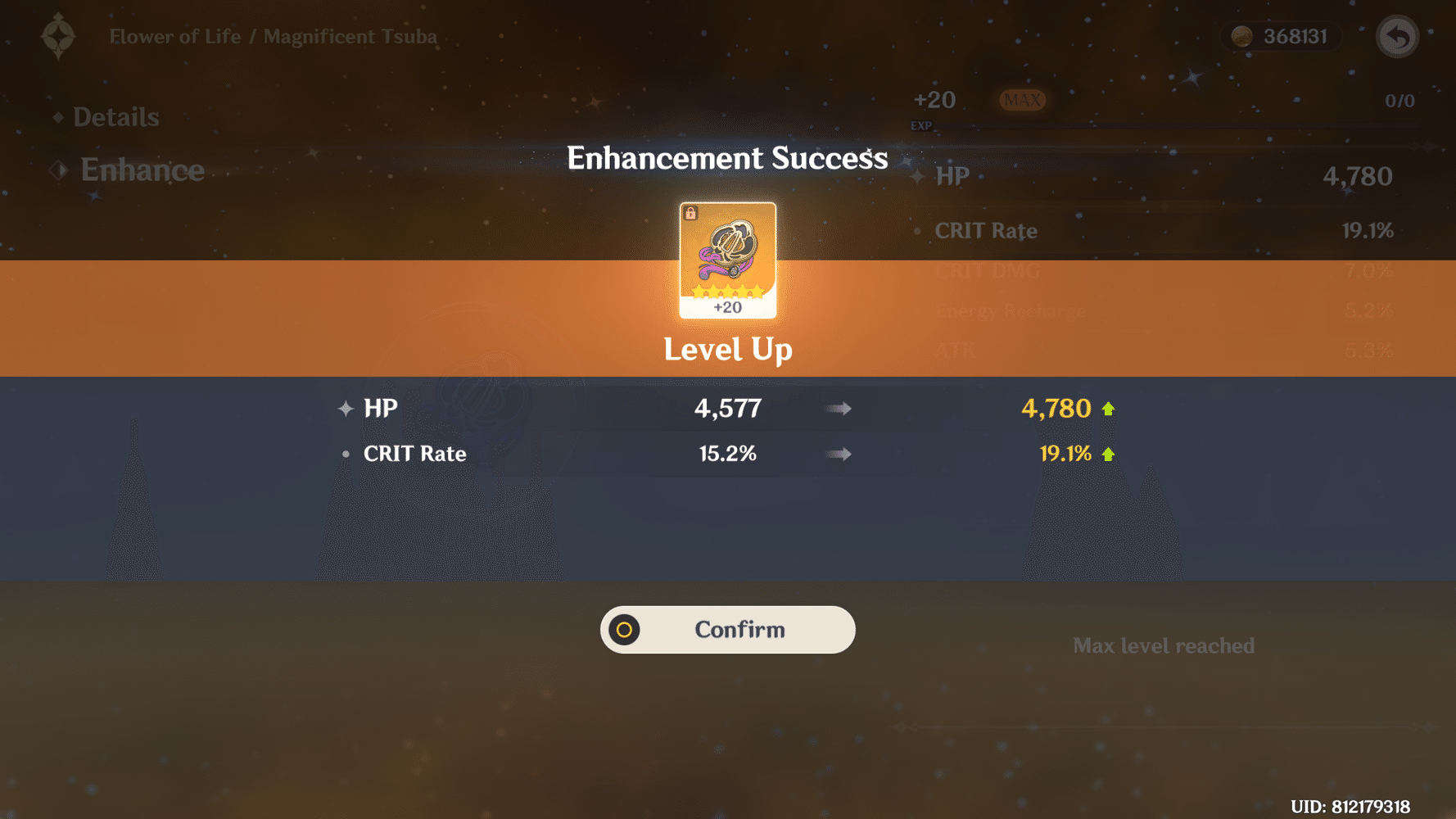 Highest crit rate i ever got Genshin Impact | HoYoLAB