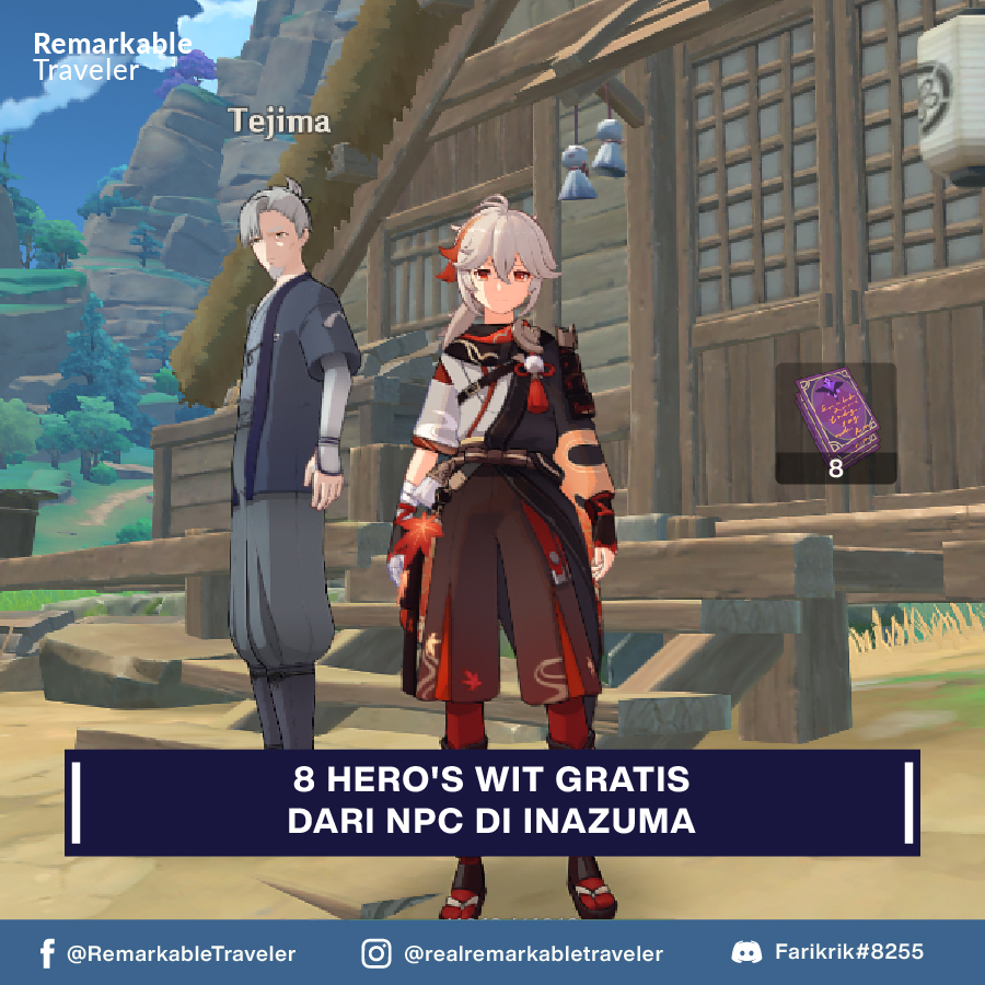 [Guide] 8 Hero's Wit Gratis dari NPC di Inazuma Genshin Impact | HoYoLAB