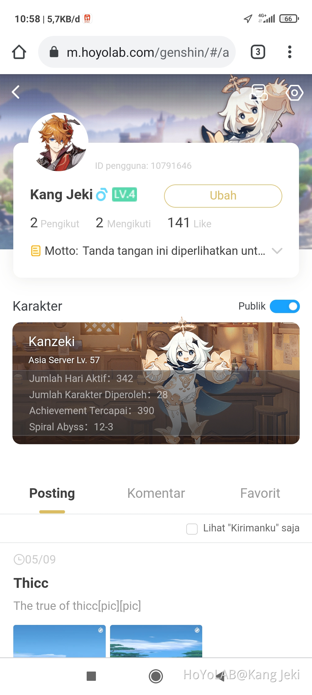 Udah berapa hari lu log in Genshin Impact | HoYoLAB