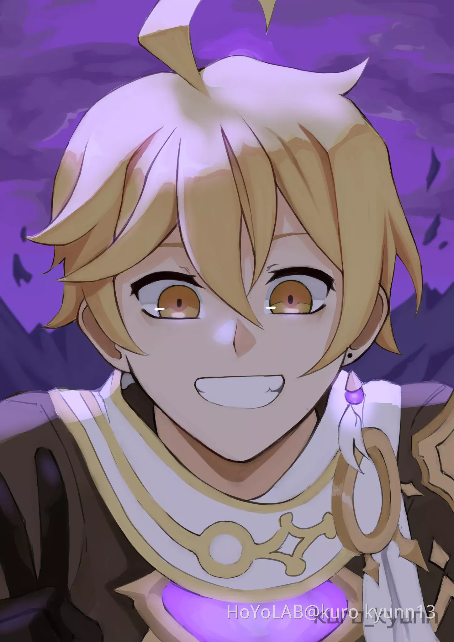 aether fan art Genshin Impact | HoYoLAB