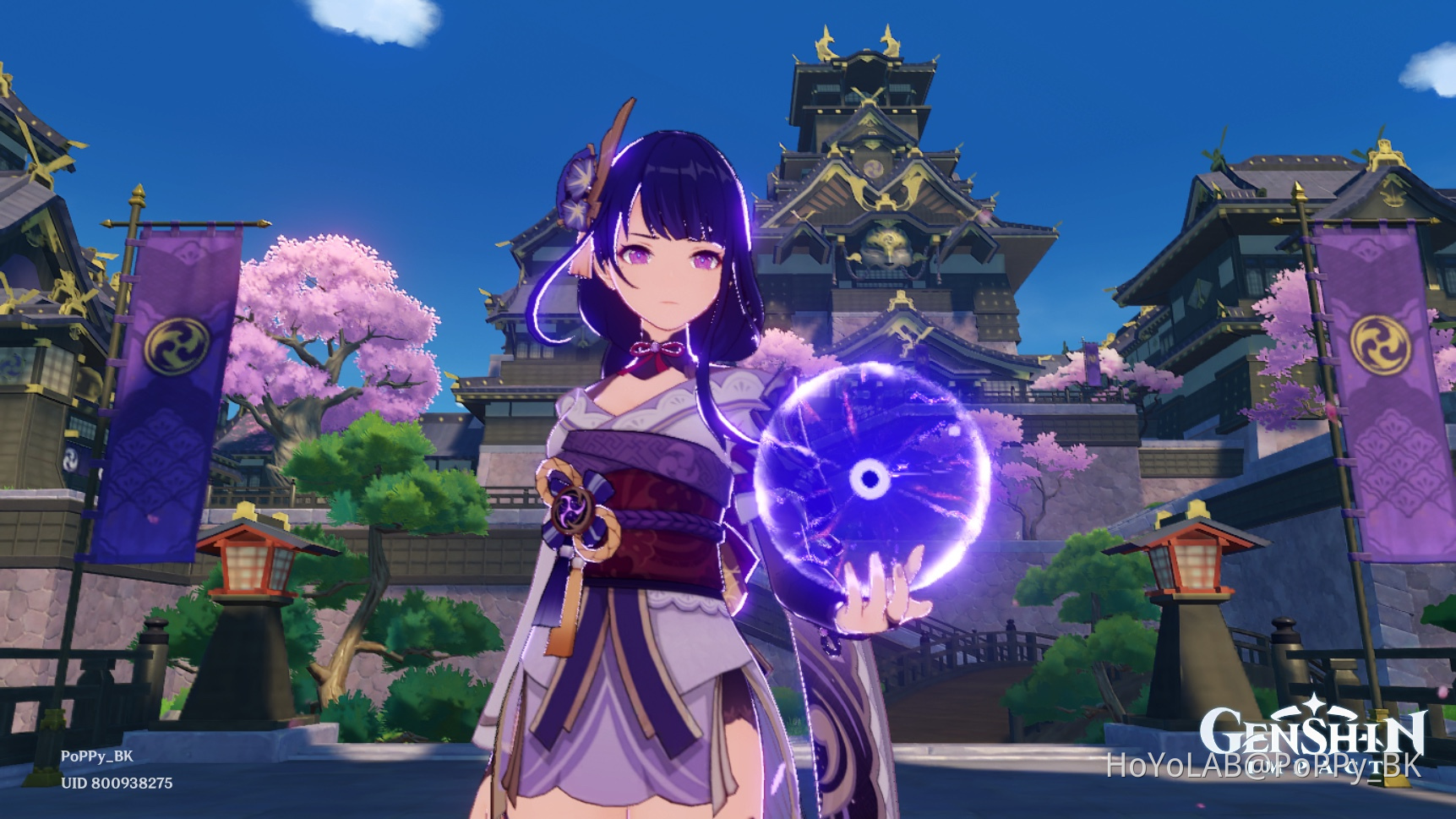 Raiden Shogun at her Throne Tenshukaku Genshin Impact | HoYoLAB