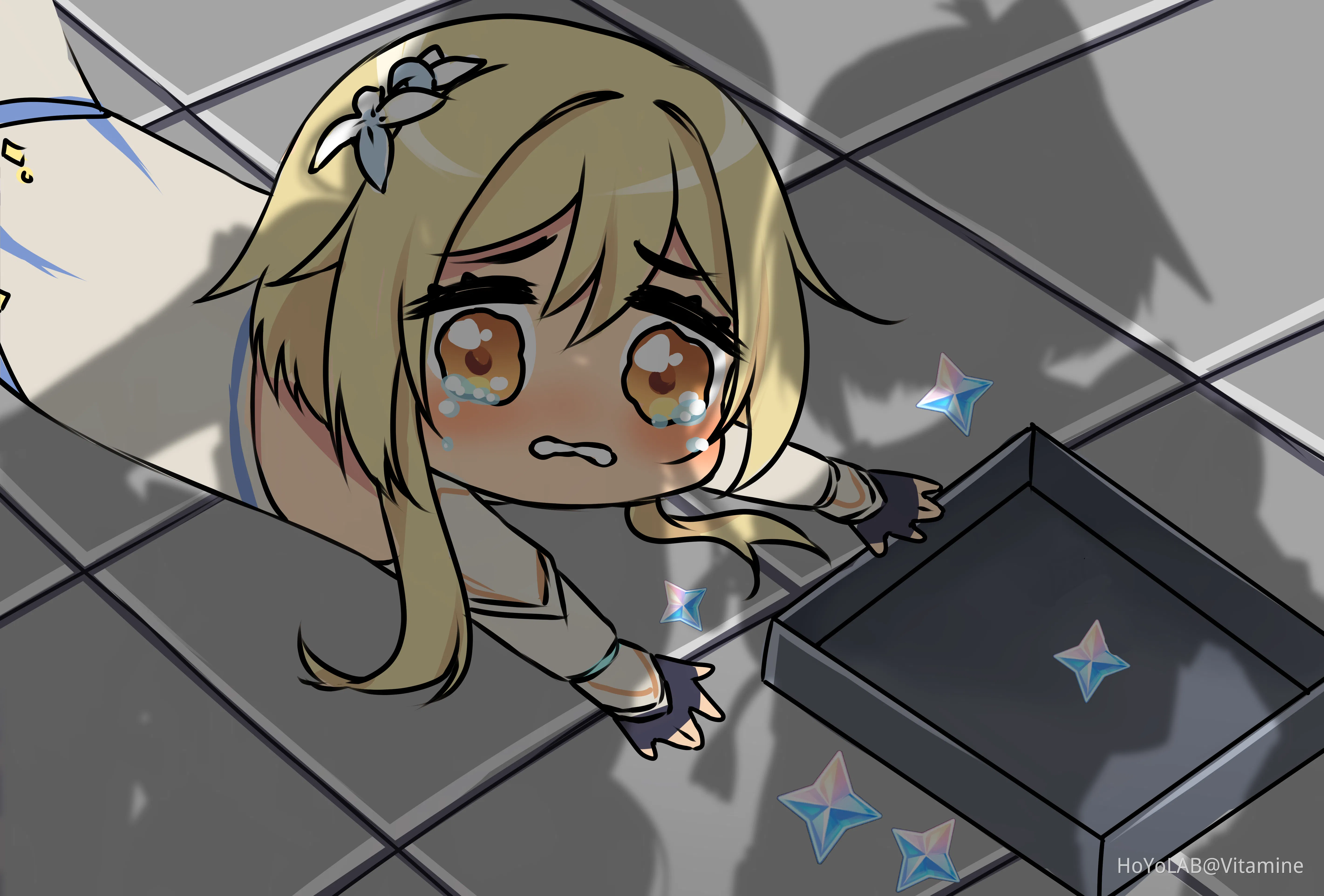 Lumine crying because she has no more primo Genshin Impact | HoYoLAB