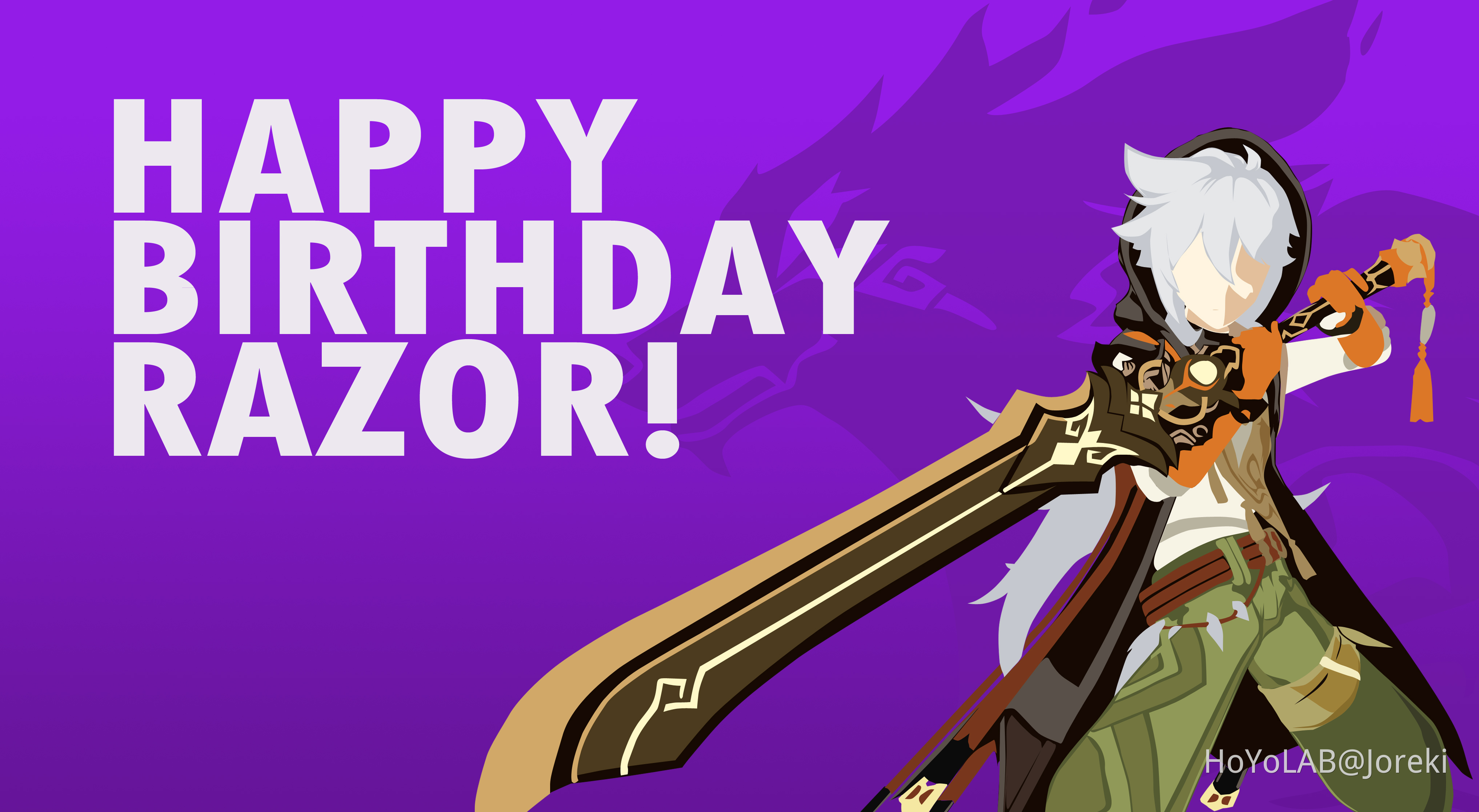 Happy Birthday Razor! Genshin Impact | HoYoLAB