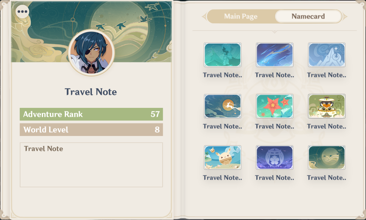 Travel Note Genshin Impact | HoYoLAB