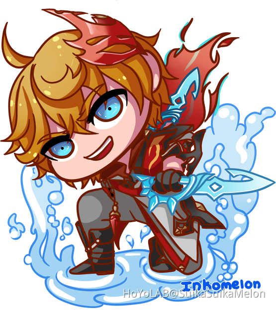 Chibi Tartaglia I did.~ :D Genshin Impact | HoYoLAB