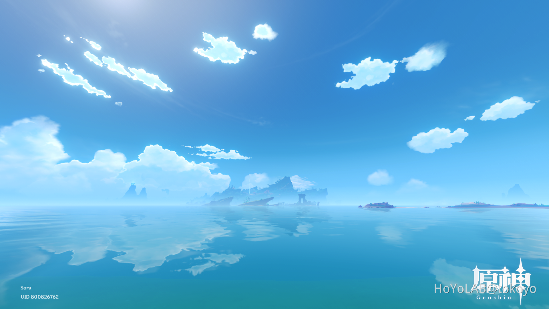 White stokes across an azure canvas Genshin Impact | HoYoLAB