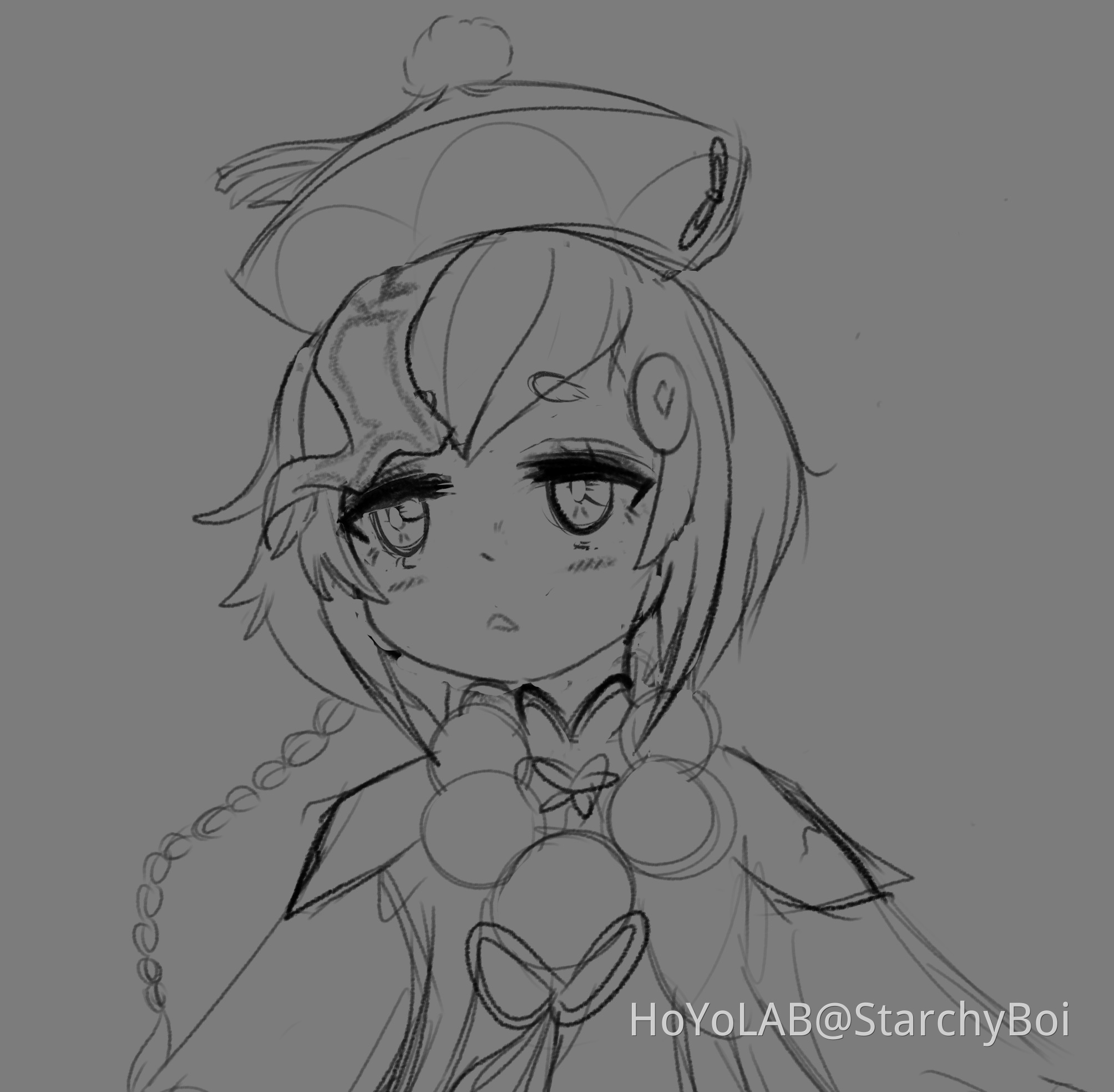 Qiqi sketch Genshin Impact | HoYoLAB