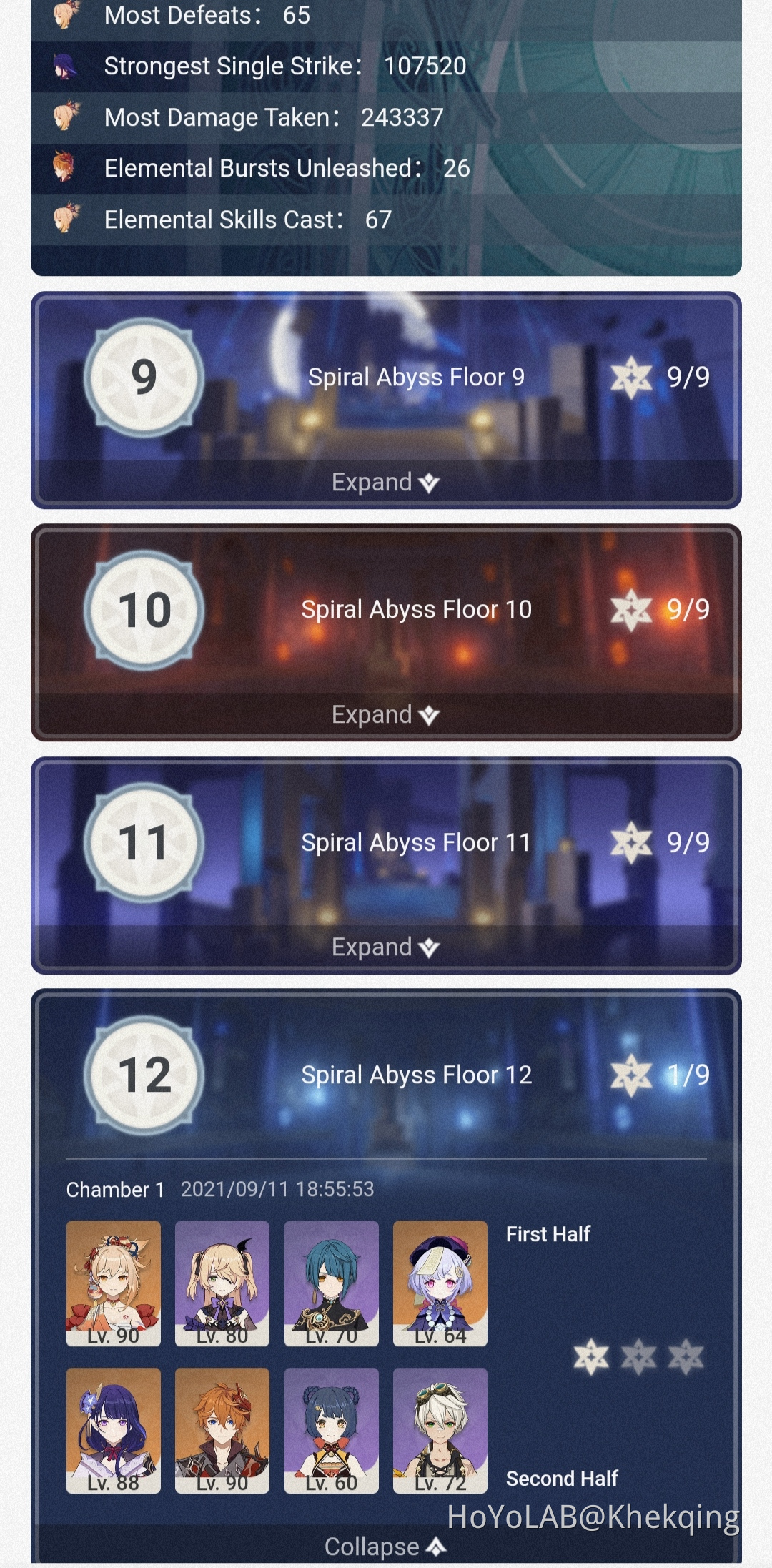 Abyss 12 Genshin Impact | HoYoLAB