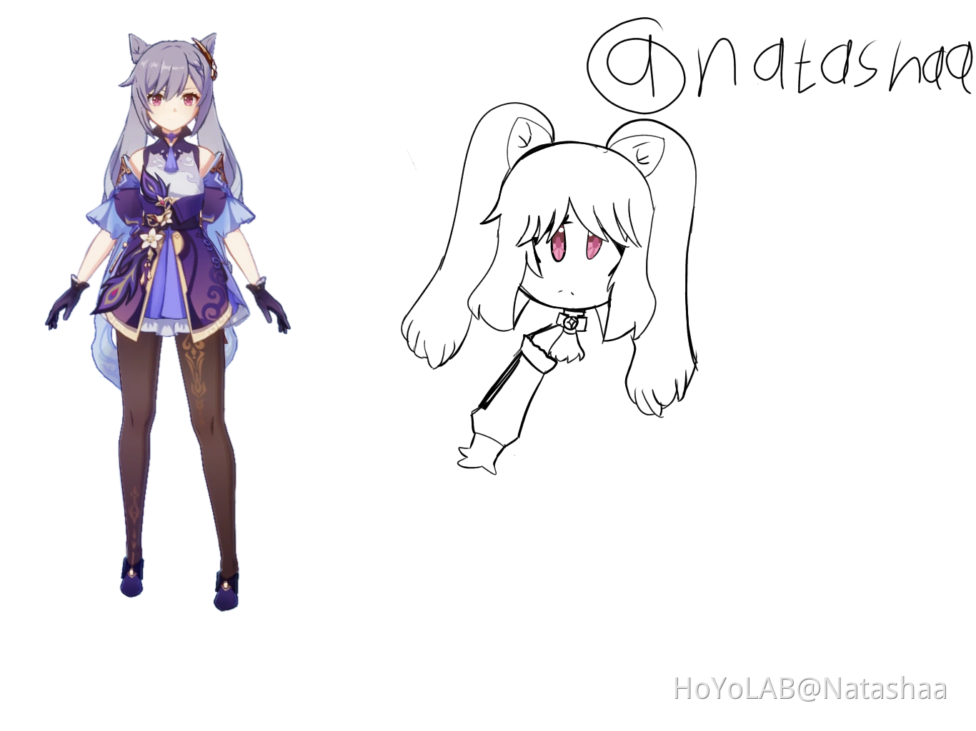 Keqing as a child! Genshin Impact | HoYoLAB