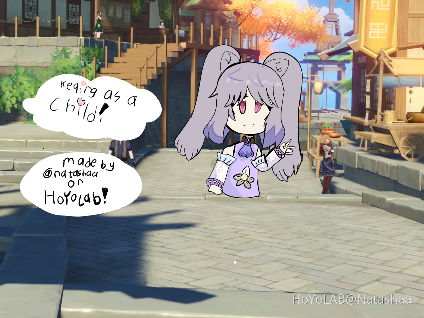 keqing as a child! Finished! Genshin Impact | HoYoLAB