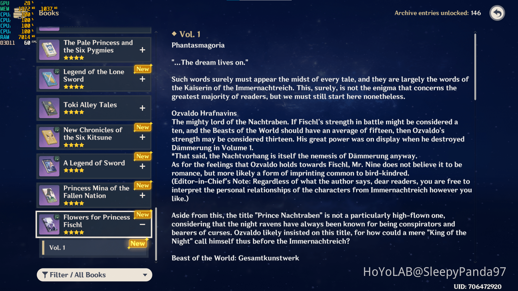 There's a new book in Yae publishing house with Fischl and Oz in it ...