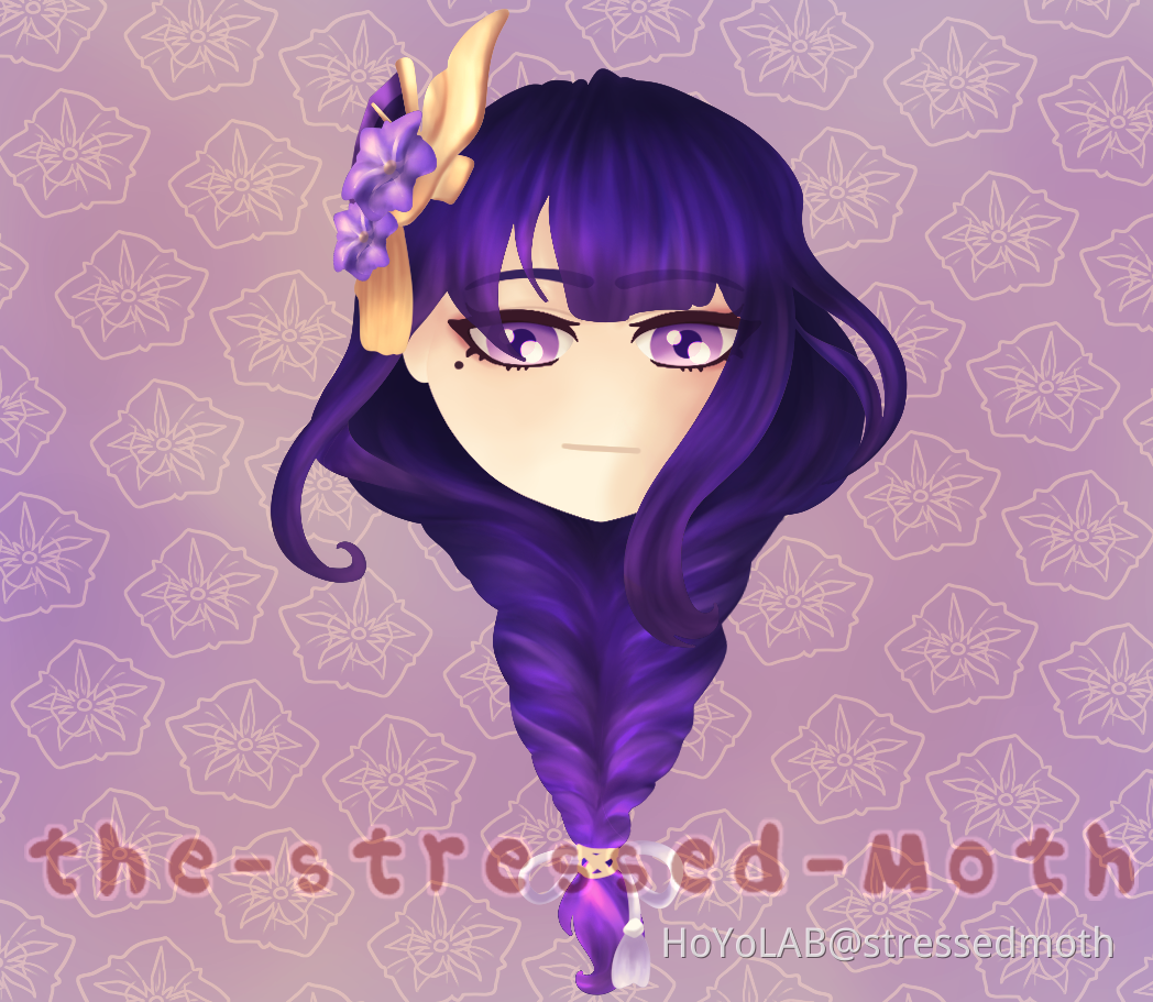 Baal chibi head Genshin Impact | HoYoLAB