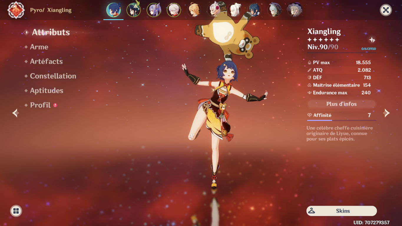 Le build de Xiangling [sub dps] Genshin Impact | HoYoLAB