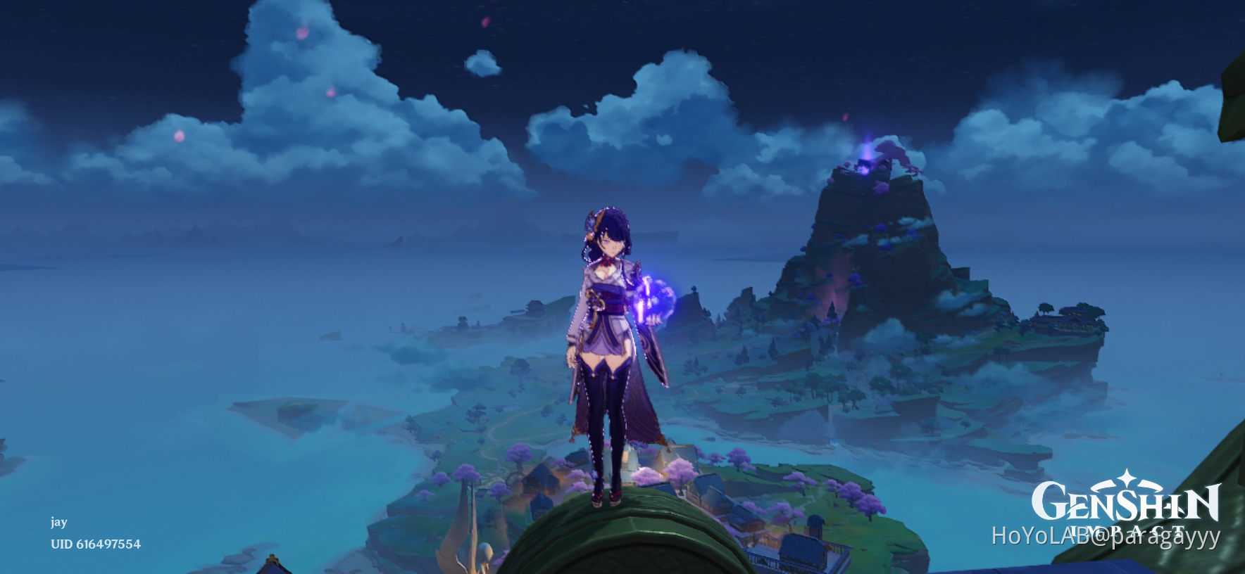 inazuma at night feat. raiden shogun Genshin Impact | HoYoLAB