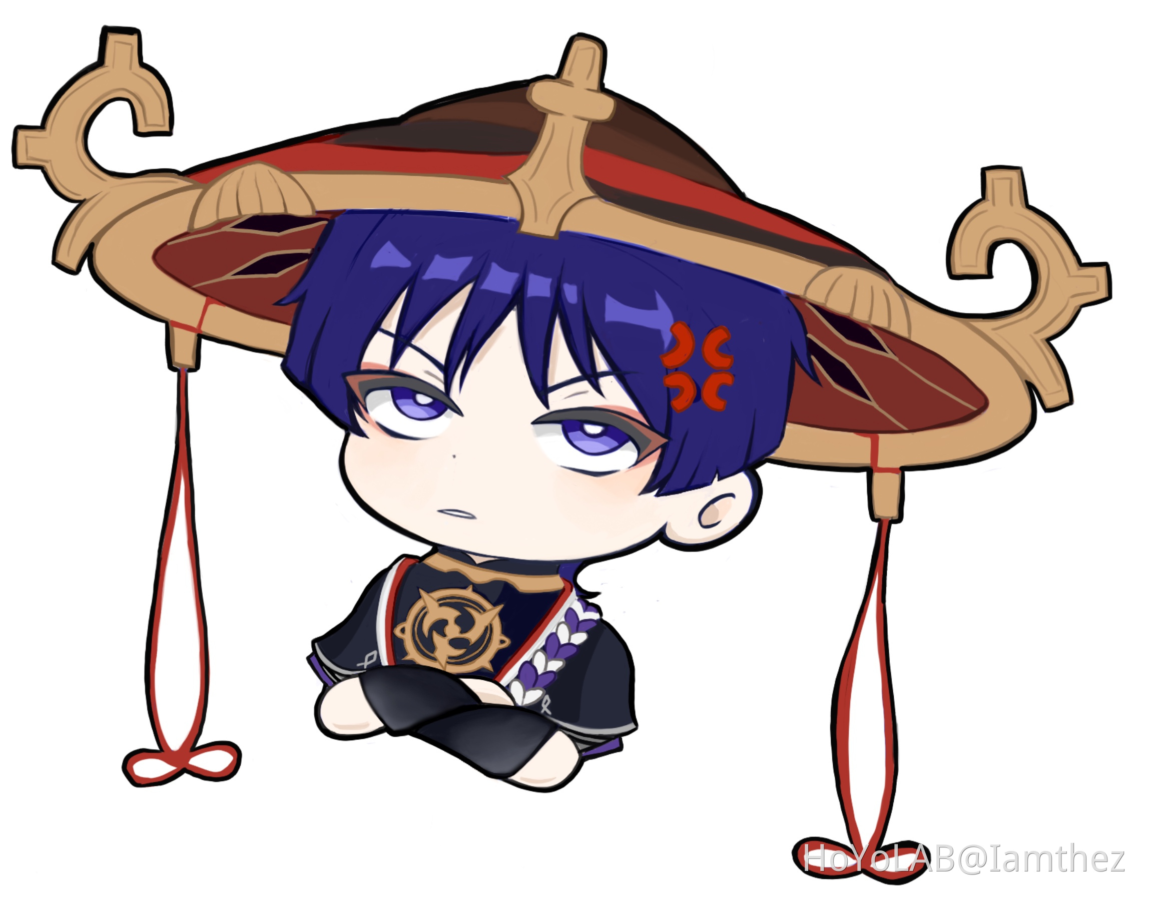 Scaramouche Sticker! Genshin Impact | HoYoLAB