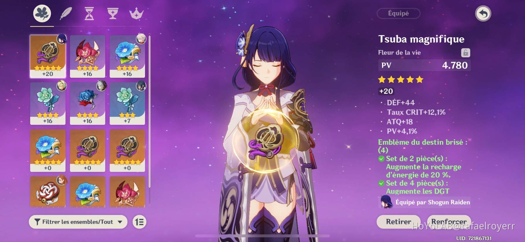 Ei build… Genshin Impact | HoYoLAB