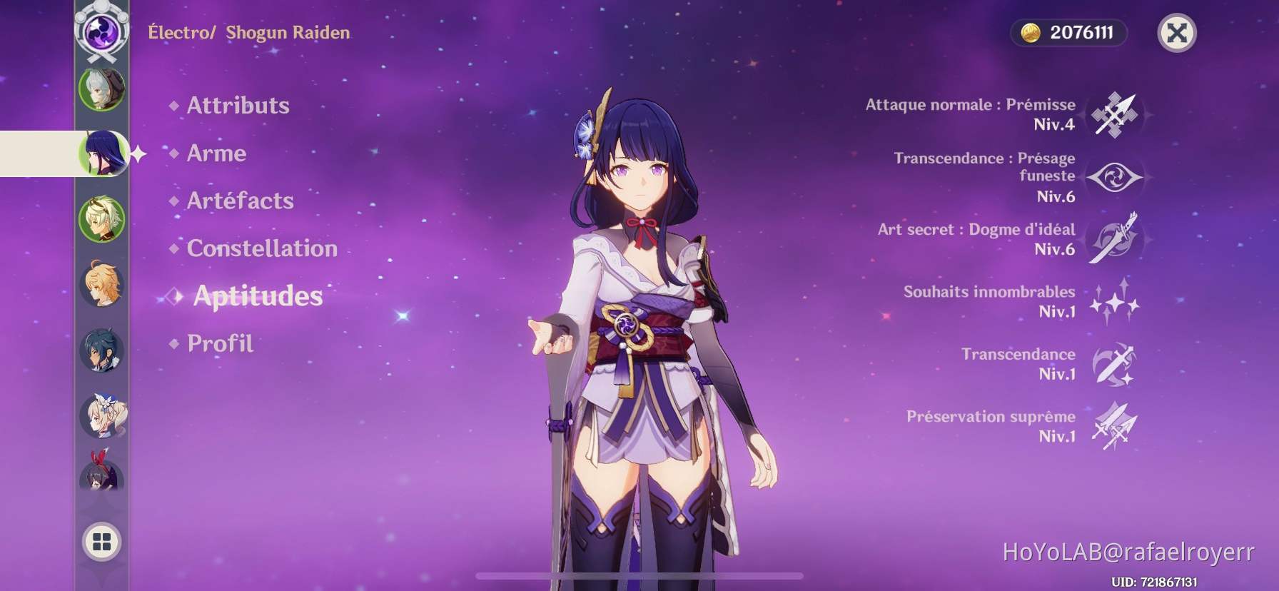 Ei build… Genshin Impact | HoYoLAB