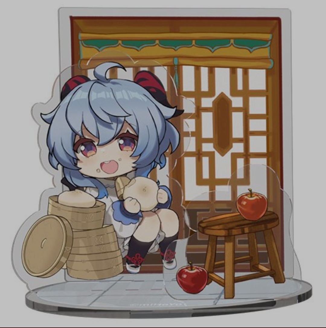 Ganyu's Official stickers looks cute Genshin Impact | HoYoLAB