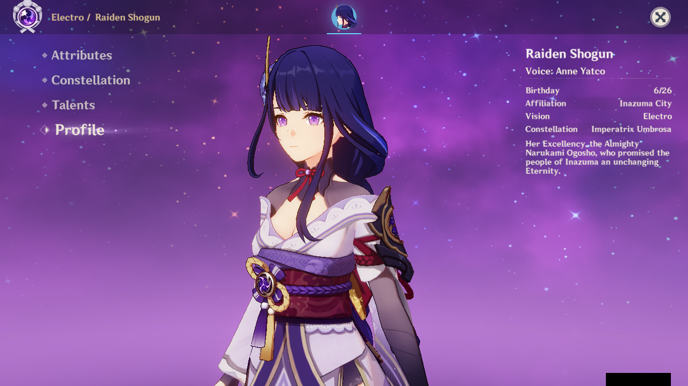 something new i noticed about archons and their profiles Genshin Impact ...