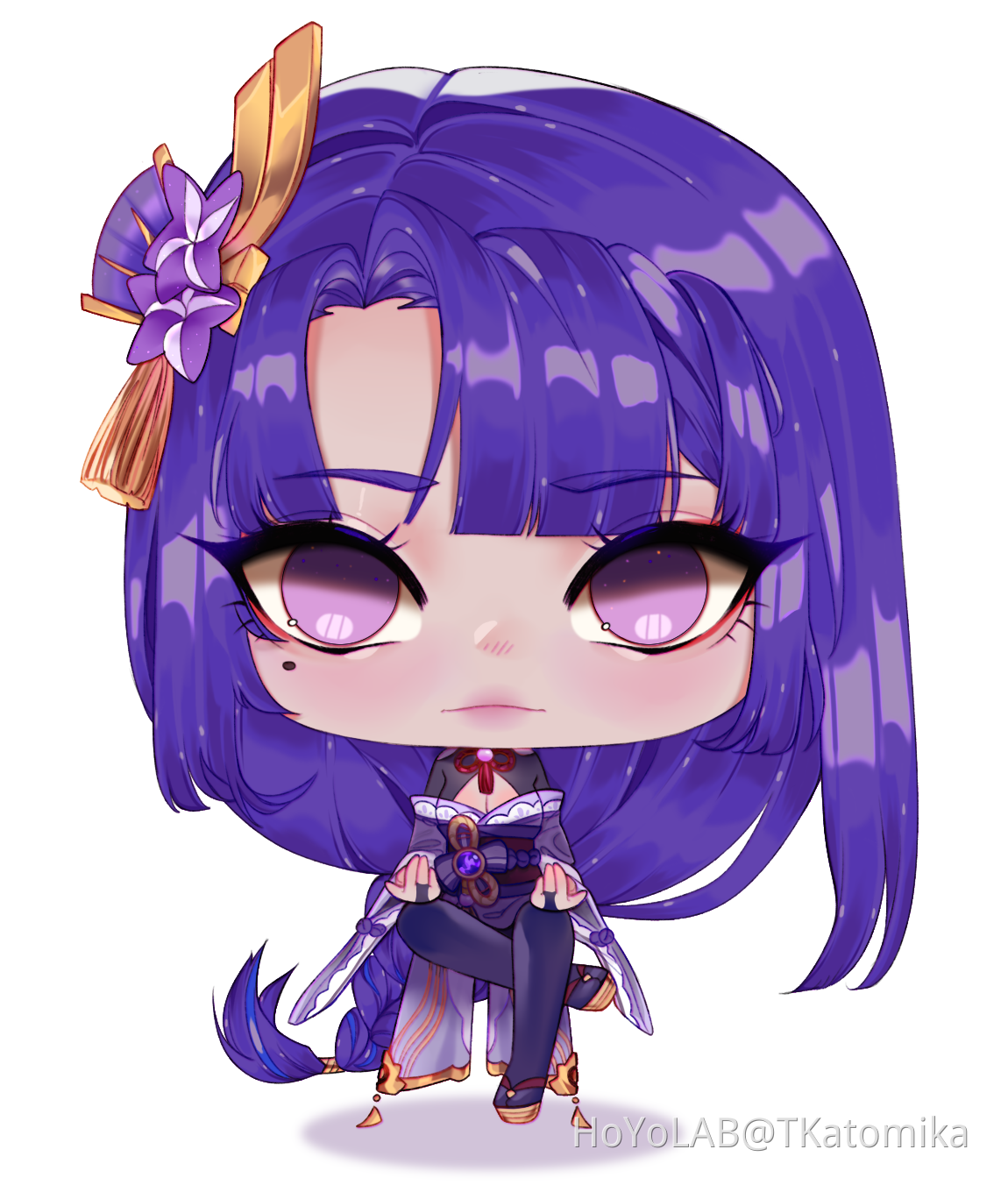 Raiden chibi Genshin Impact | HoYoLAB