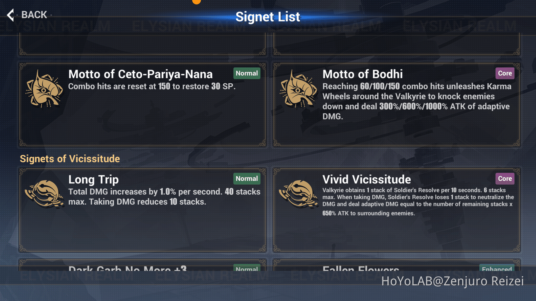 Elysian Realm Buff, Sigil, & Team For Valkyrie Gloria Honkai Impact 3rd ...