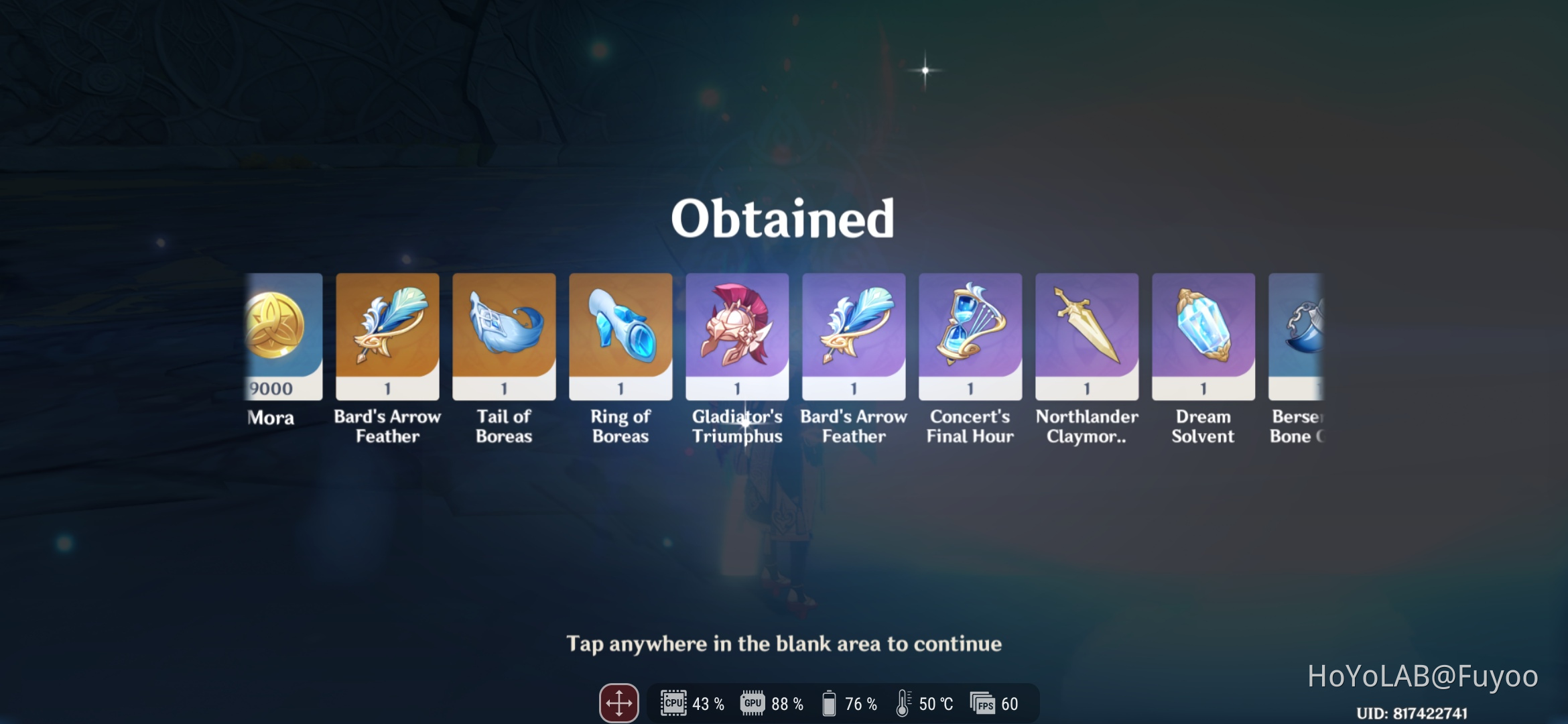 Nice drop this week Genshin Impact | HoYoLAB