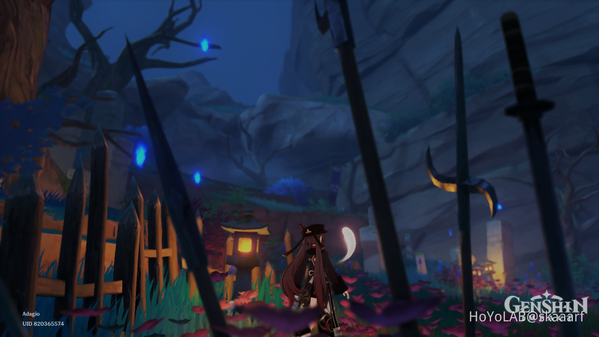 Hu as in "Who put me in this coffin?" and Tao as in "I can't get T OUt ...