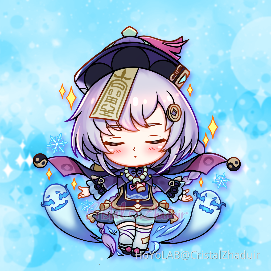 Chibi Qiqi | Genshin Impact | HoYoLAB