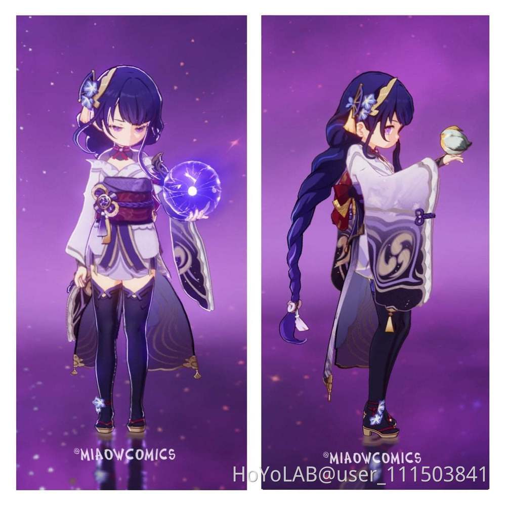 Raiden as a child, she's so CUTE!