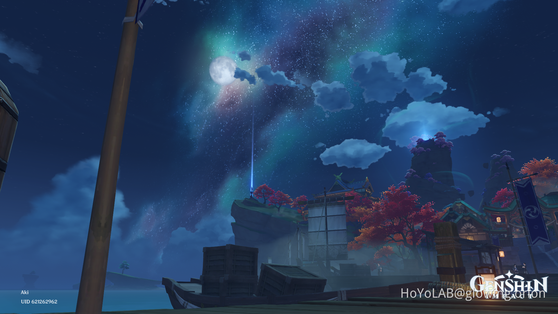 Pretty Inazuma Night Sky Genshin Impact | HoYoLAB