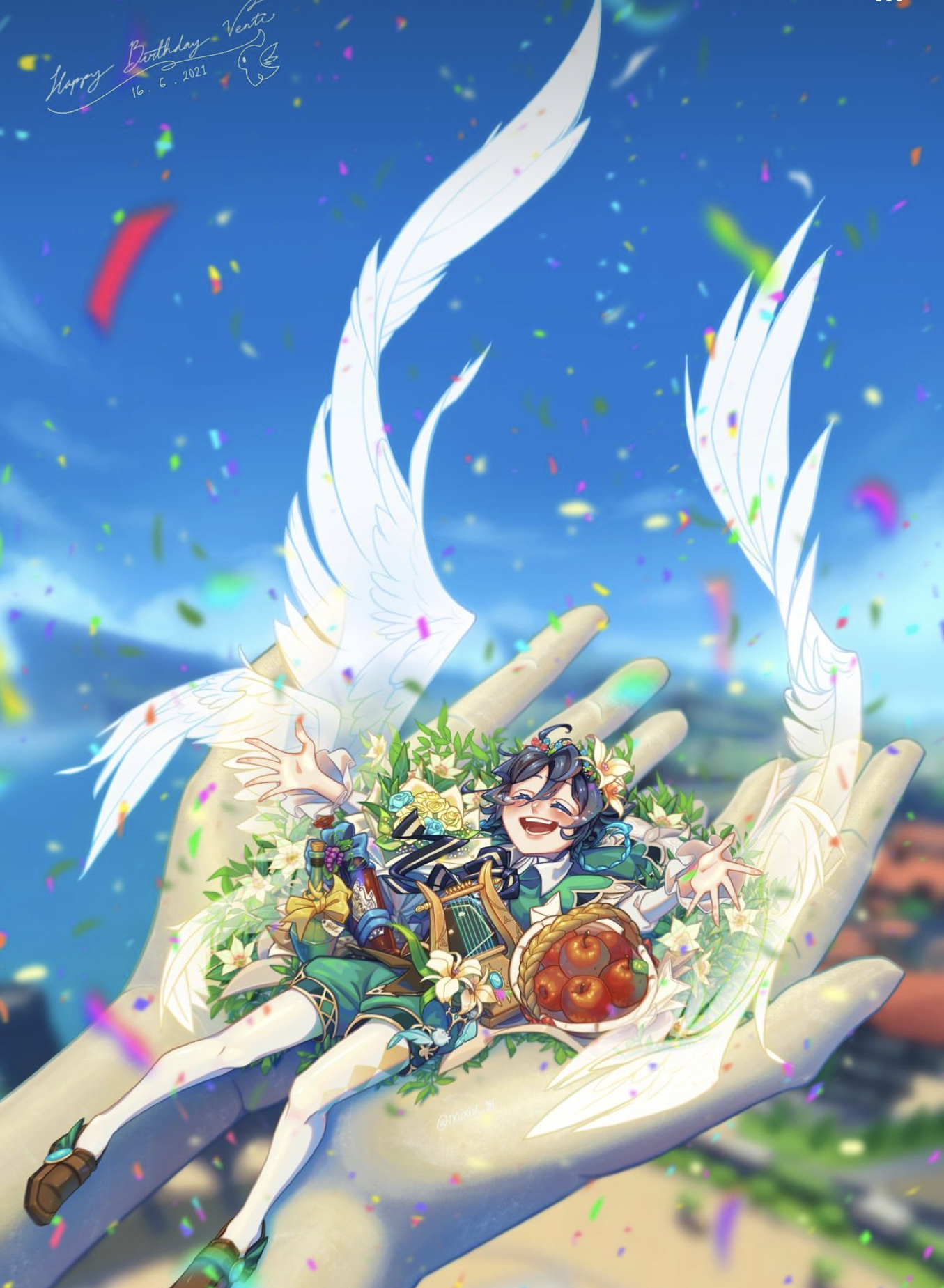 Venti 😍🧚🏻 What Is Greatest Wish? Genshin Impact | HoYoLAB