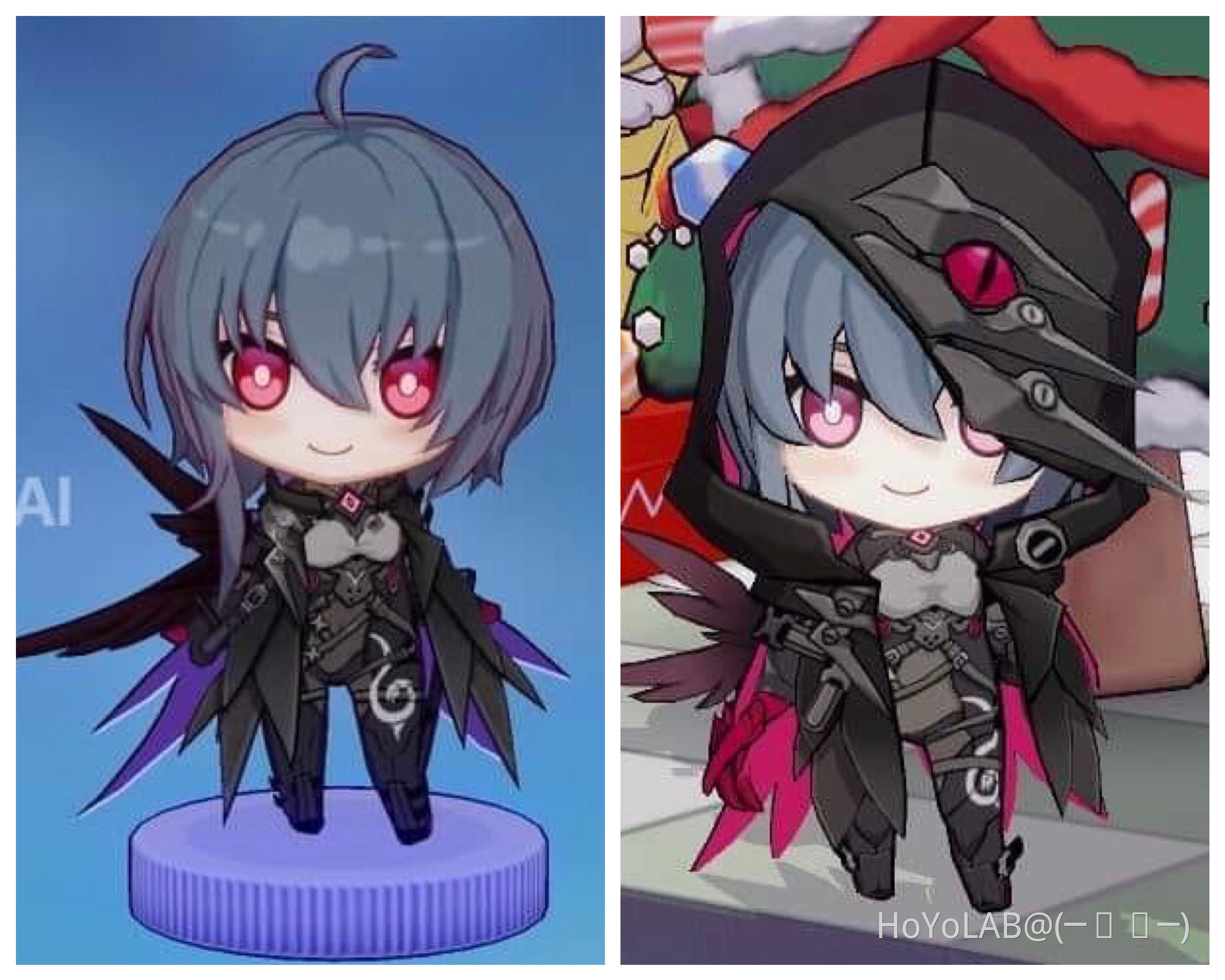 Các bác thích chibi Raven đội mũ ko? Tôi nhìn Raven bỏ mũ không quen ...