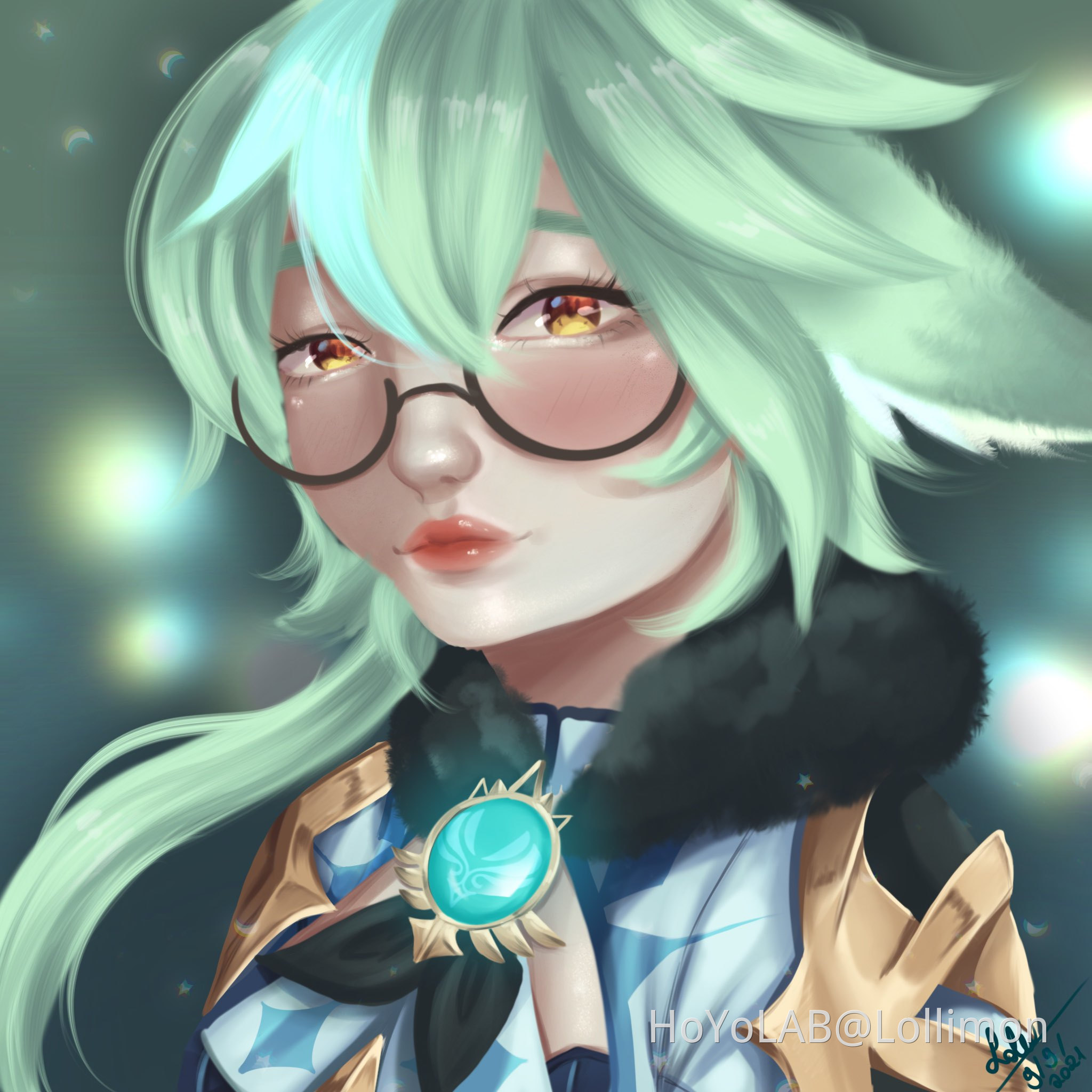 Sucrose Fanart Genshin Impact | HoYoLAB