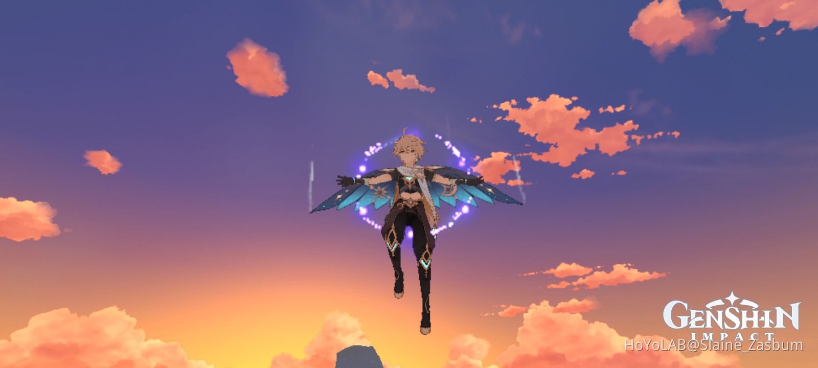 Aether glides Genshin Impact | HoYoLAB