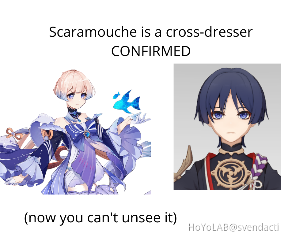 Cursed Scaramouche (You can't unsee this now) Genshin Impact | HoYoLAB
