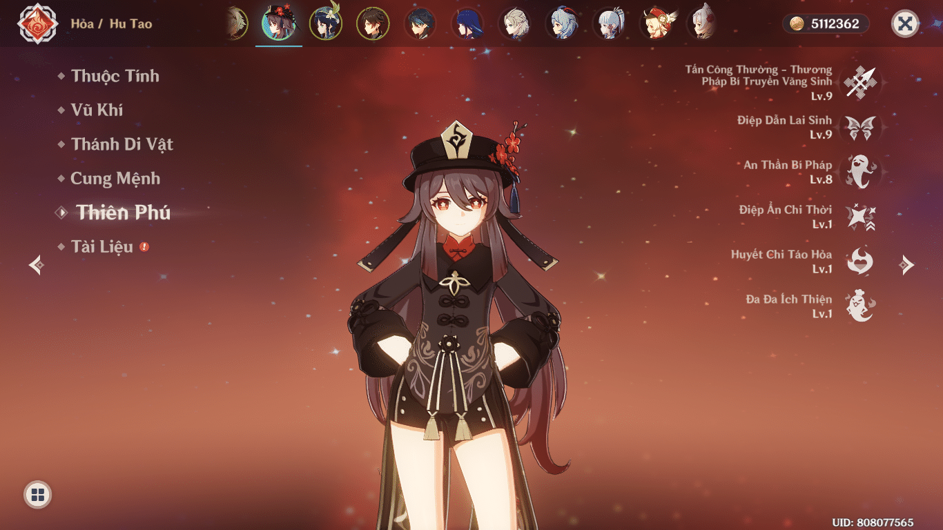 Cách Built Hutao ( Ý kiến cá nhân ) Genshin Impact | HoYoLAB