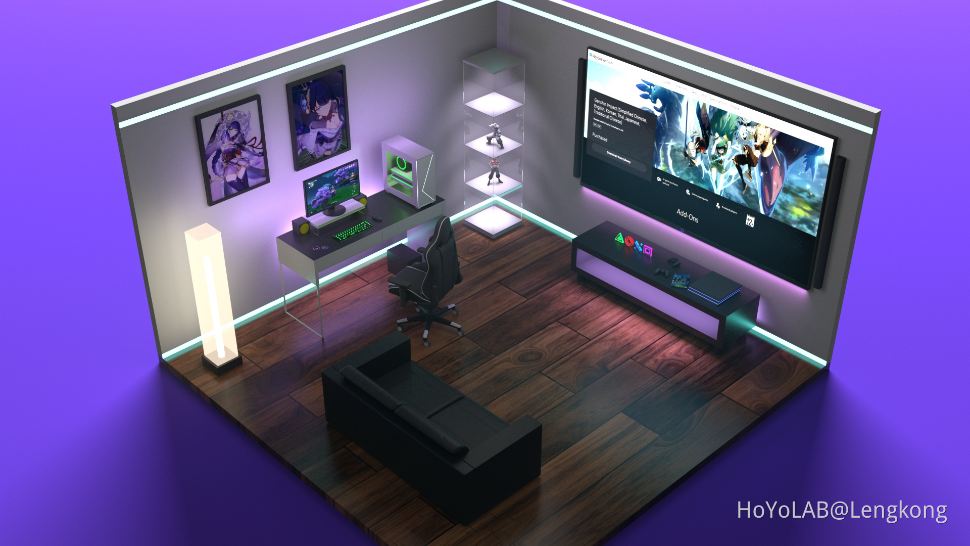 Raiden Shogun fan room Genshin Impact | HoYoLAB