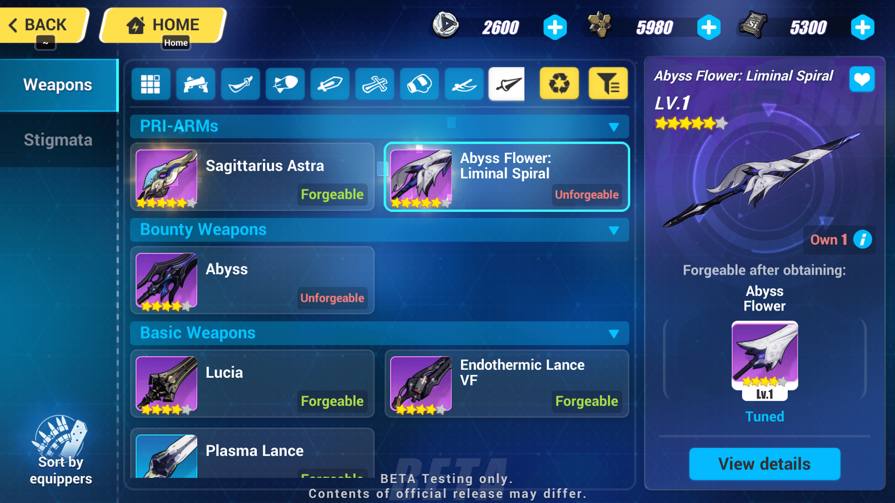 [5.1 Beta Guide] Abyssal Flower: Liminal Spiral Weapon Guide Honkai ...